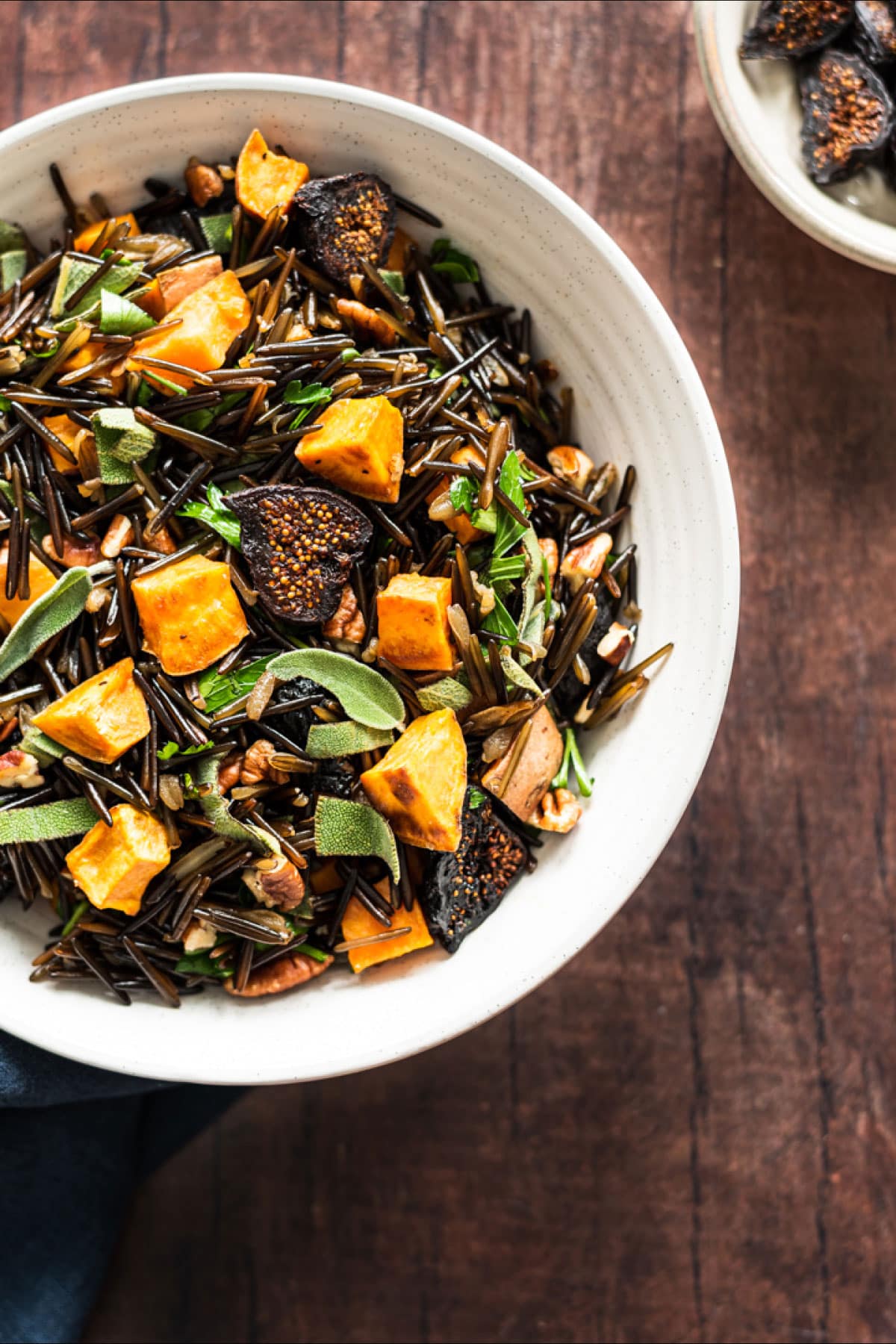 Fig and Sweet Potato Wild Rice Pilaf | The Crooked Carrot