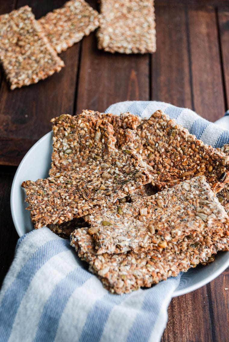 Easy 5-Seed Crackers Recipe | The Crooked Carrot