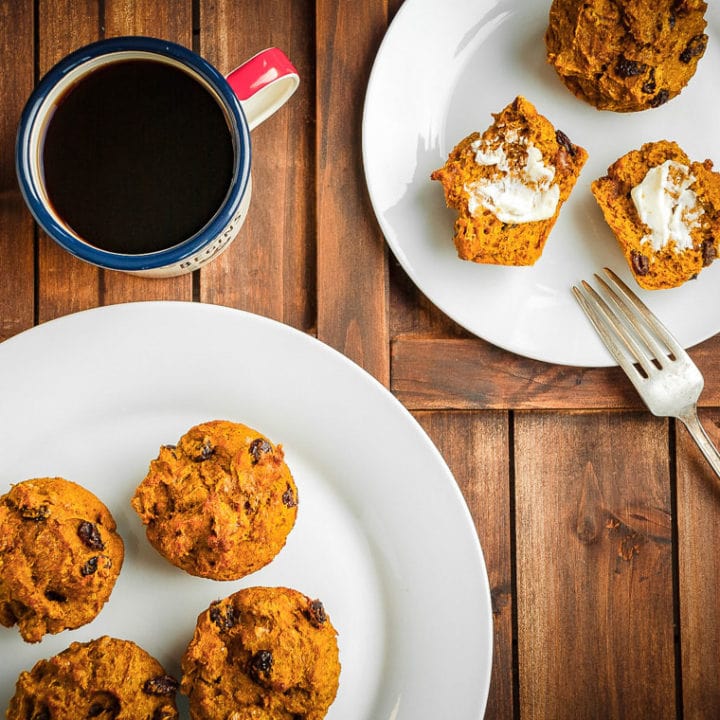 Healthy Pumpkin Raisin Muffins Recipe - AdventureBlooms