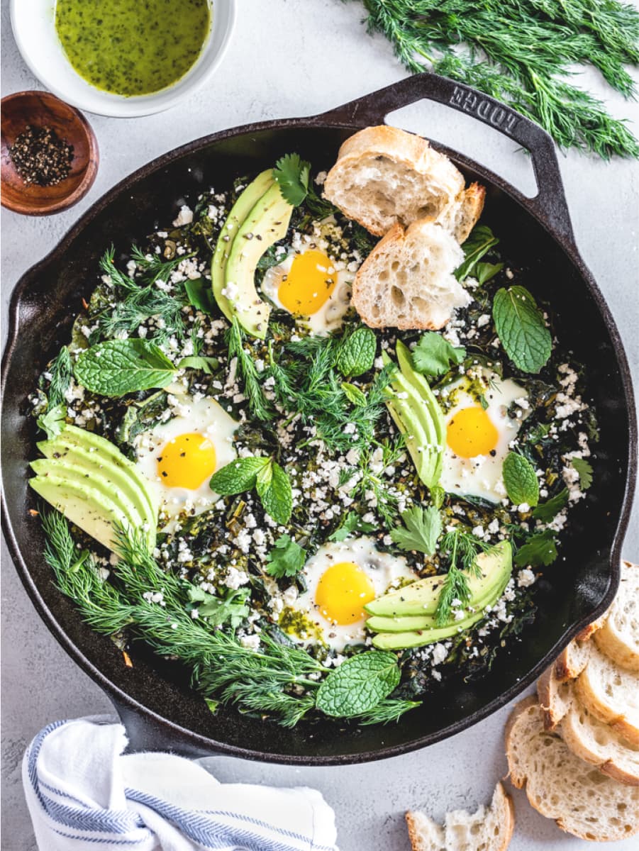Green Shakshuka | The Crooked Carrot