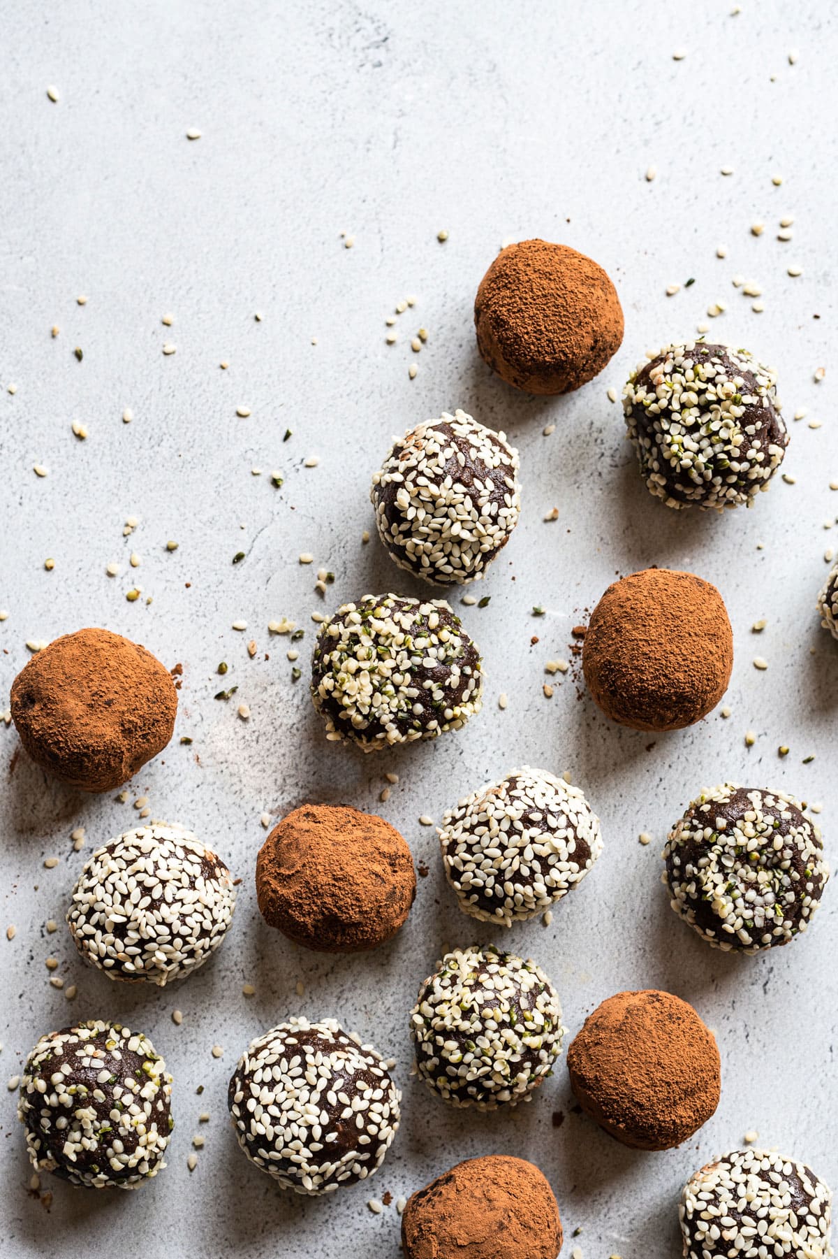 Chocolate Tahini Bliss Balls | The Crooked Carrot